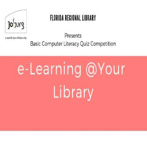 E-learning@library First Round Quiz Competition - Quiz & Trivia