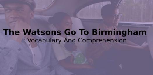 Trivia: The Watsons Go To Birmingham Novel Quiz! - ProProfs Quiz