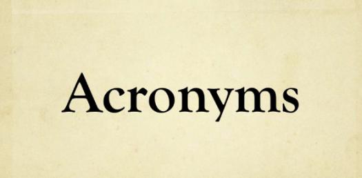 Acronyms And Abbreviations Trivia Test! Quiz - ProProfs Quiz