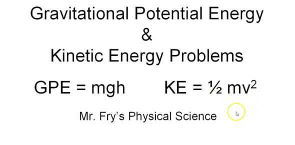 Gravitational Potential Energy And Kinetic Energy! Trivia Quiz ...