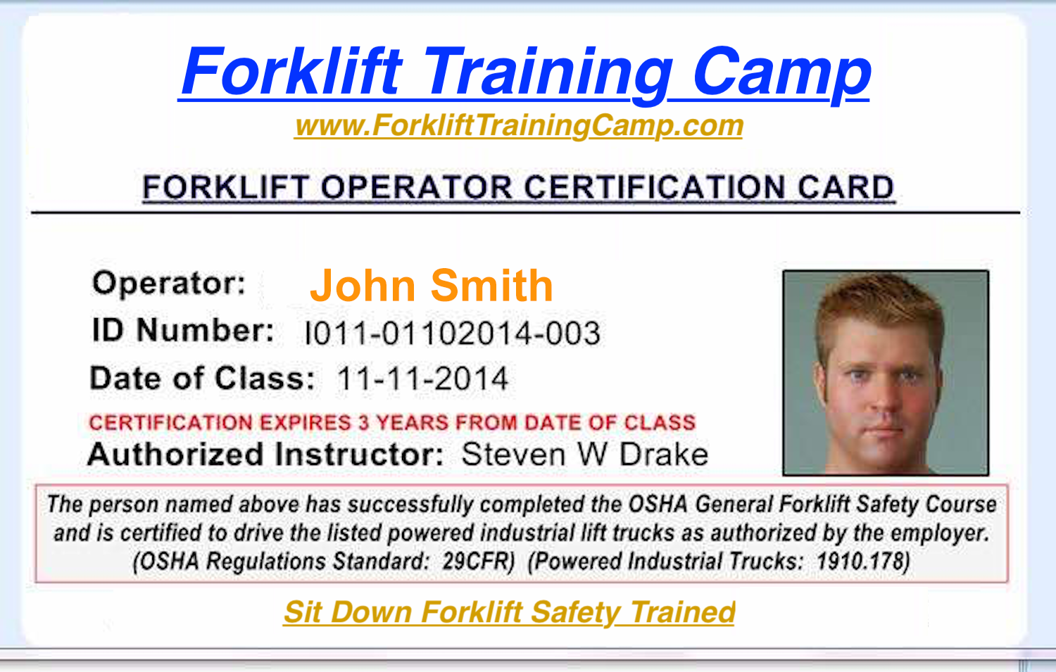 Forklift Certification Card Ubicaciondepersonas cdmx gob mx